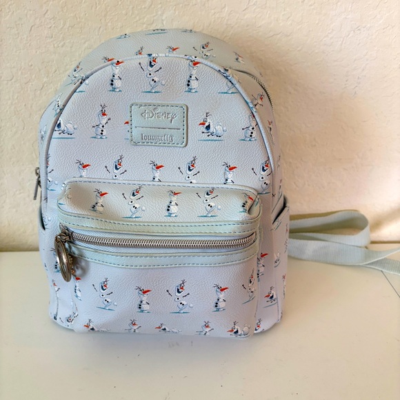 Loungefly | Bags | Disney Loungefly Mini Backpack Olaf Frozen Ice Blue ...